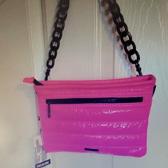 BCBGeneration | Bags | Bcbgeneration Twoinone Hot Pink Puffer Bag ...